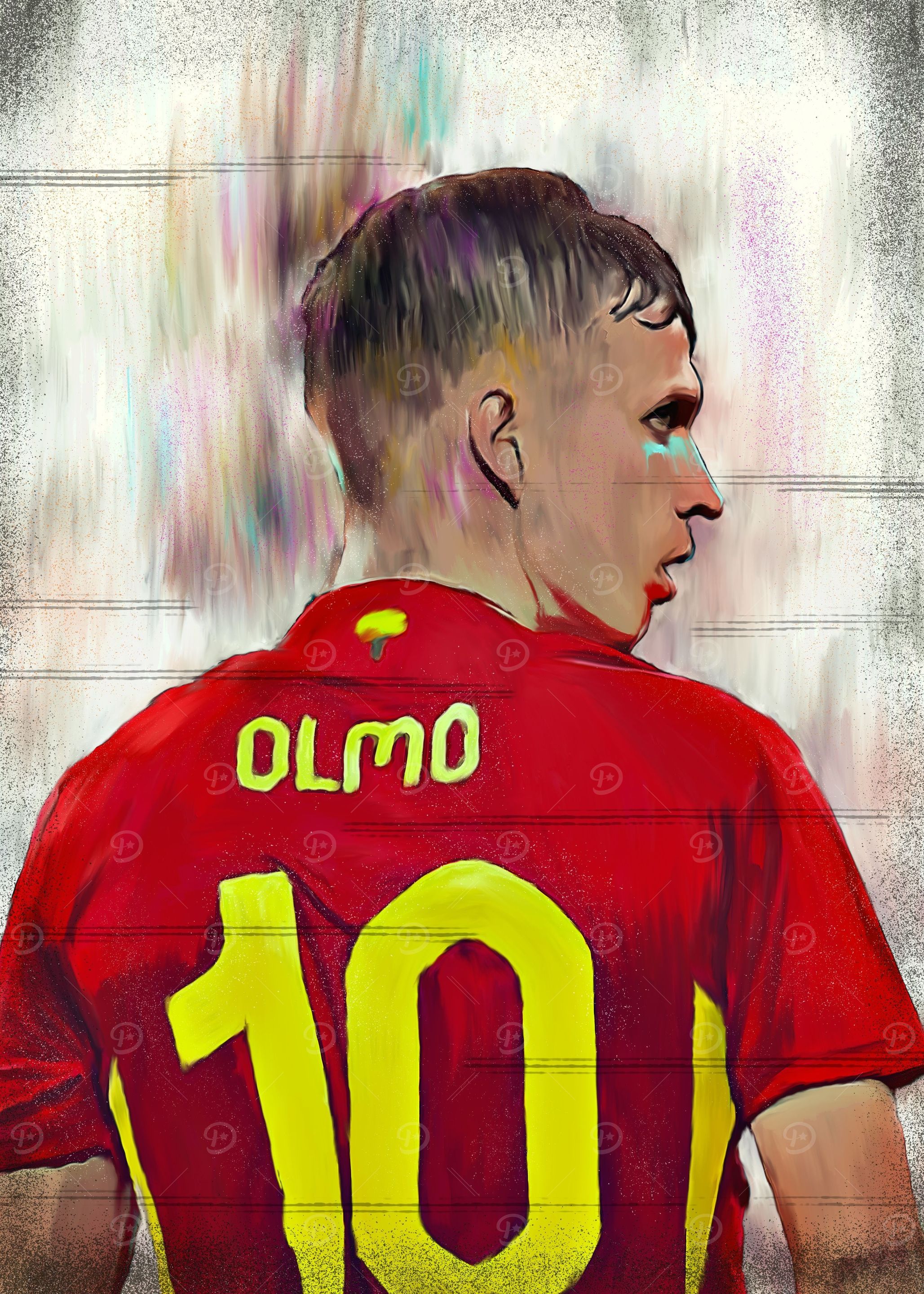 'Player Football Art' Poster, picture, metal print, paint by Defi Saul ...