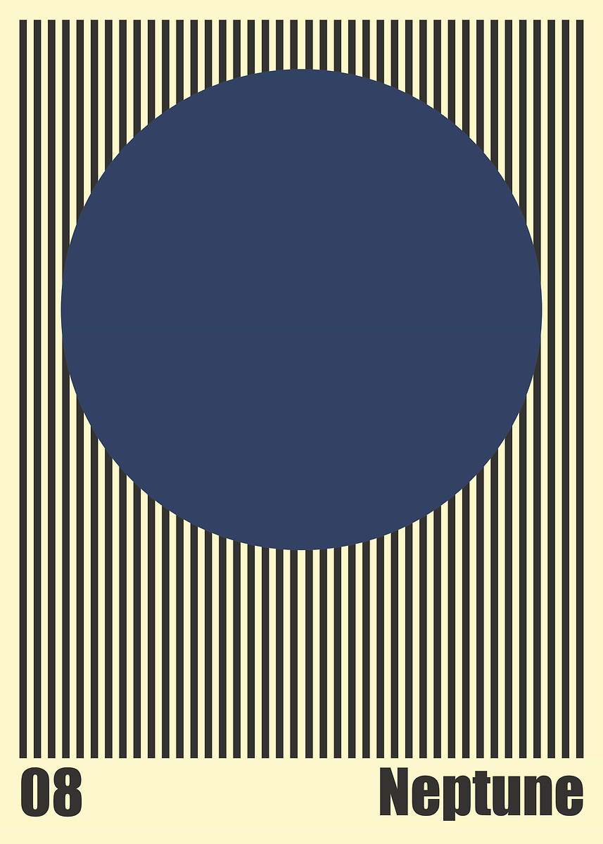 'The planet Naptune' Poster, picture, metal print, paint by Fireabend ...