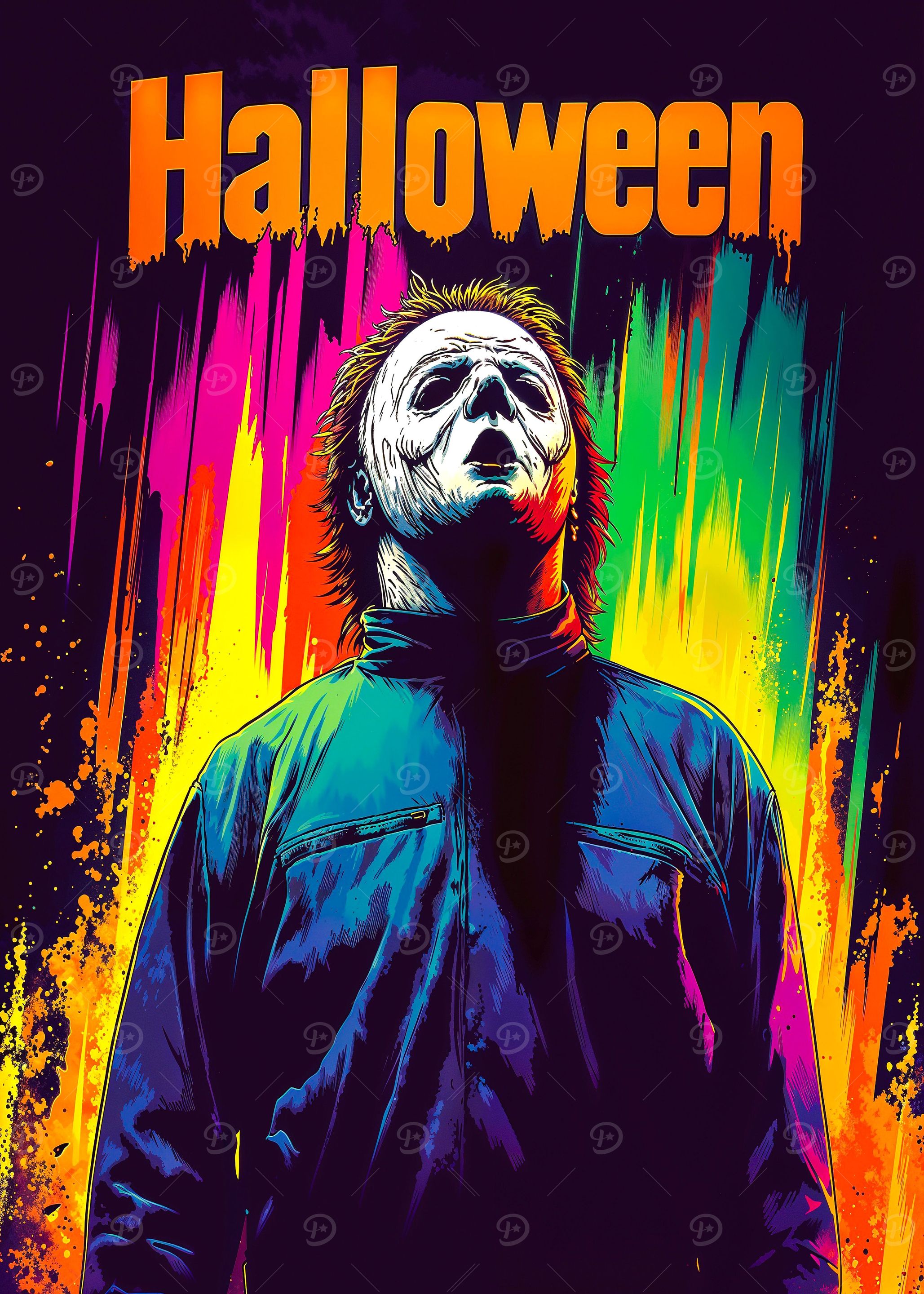 'Halloween vibes posters' Poster, picture, metal print, paint by Juan ...