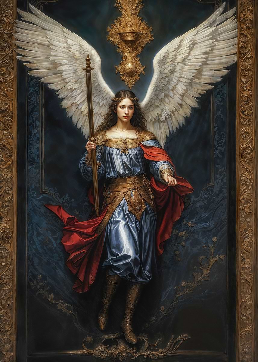 'Archangel Raphael' Poster, picture, metal print, paint by Alice White ...