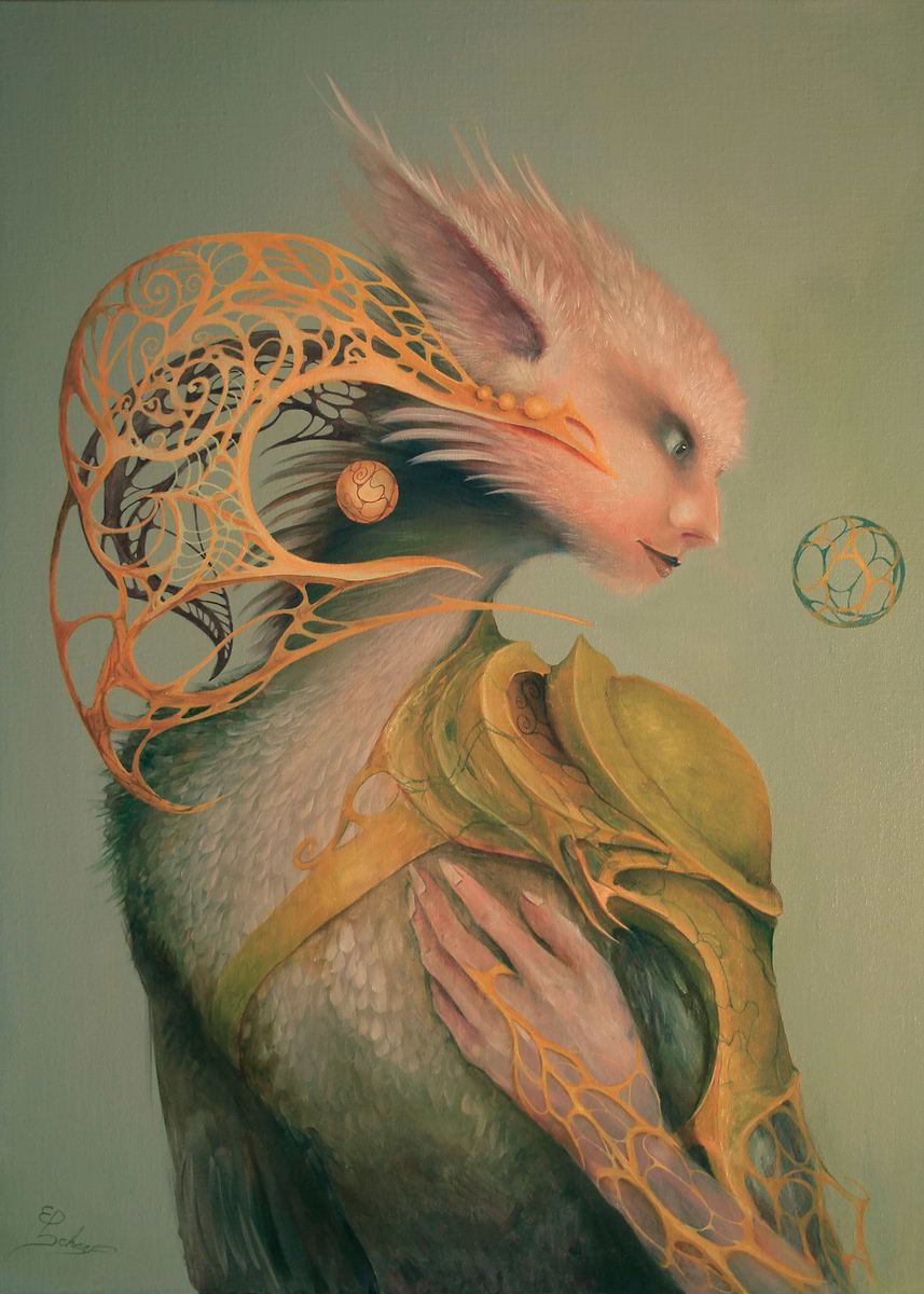 'Harpy' Poster, picture, metal print, paint by Ed Schaap | Displate
