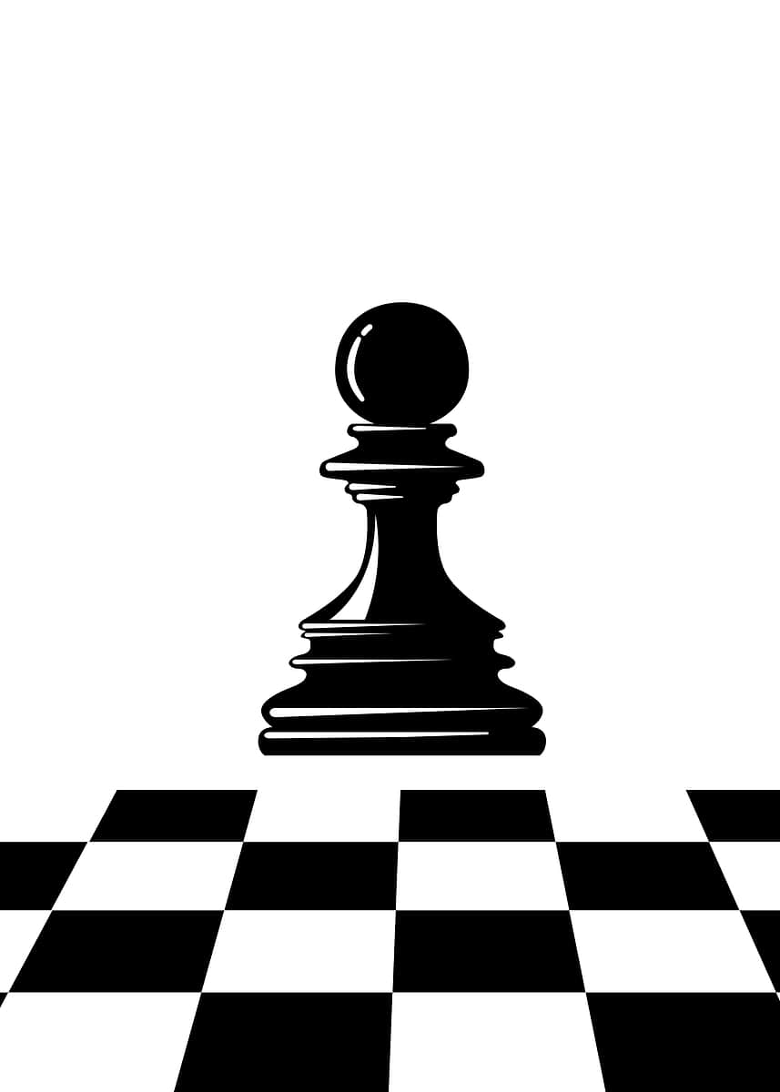 'Pawn Chess' Poster, picture, metal print, paint by OTASTD | Displate