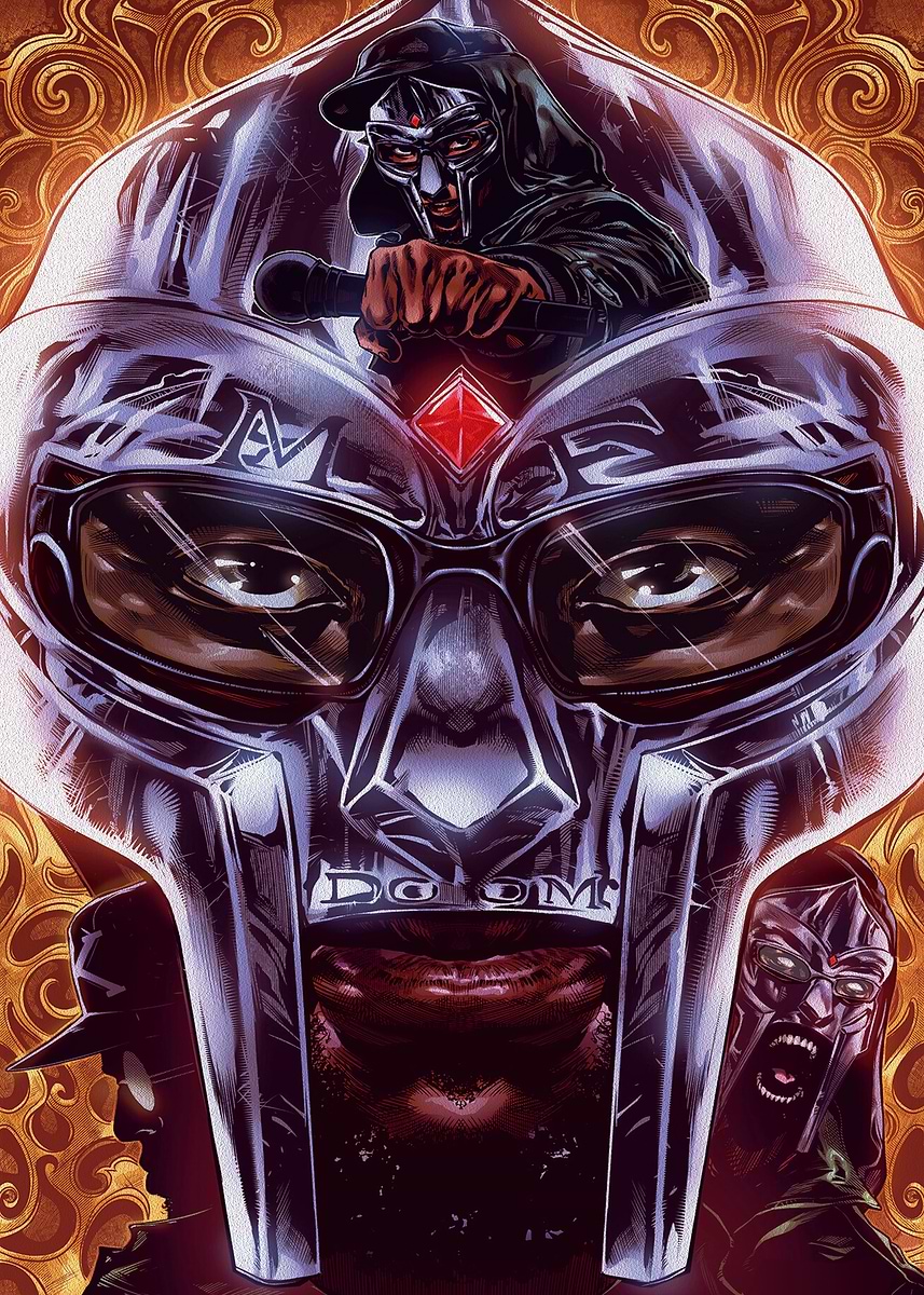 'Mf Doom Singer' Poster, picture, metal print, paint by Donero | Displate