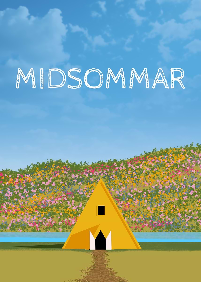 'midsommar' Poster, picture, metal print, paint by geeks holic | Displate