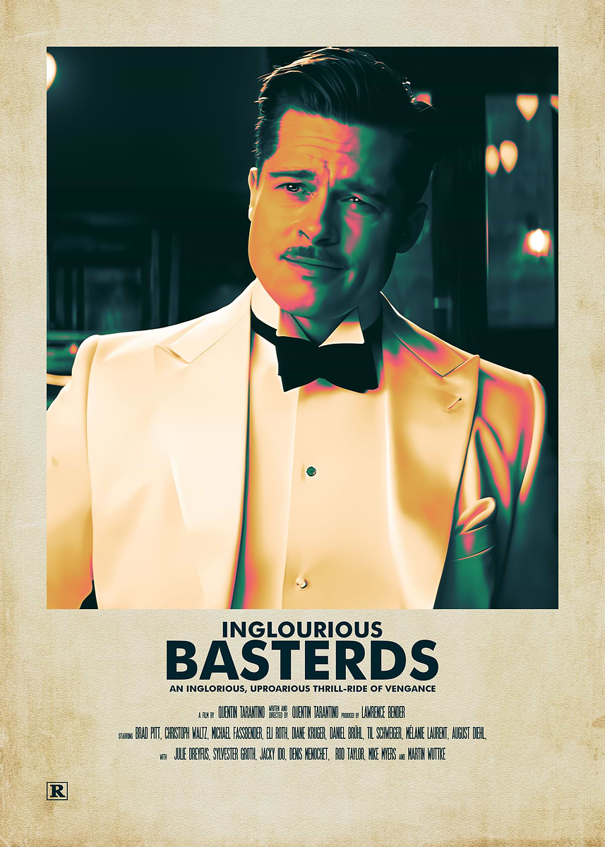 'gorlami inglorious basterd' Poster, picture, metal print, paint by ...