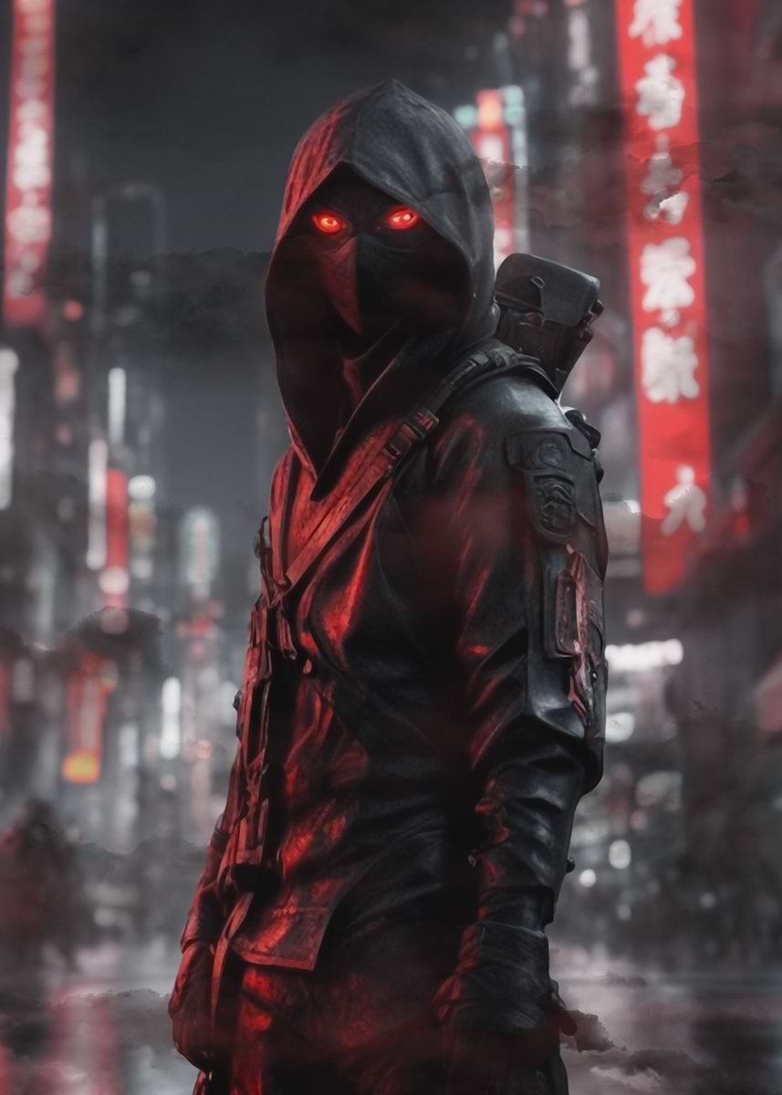 'Red-Eyed Assassin' Poster, picture, metal print, paint by Oki Iskandar ...