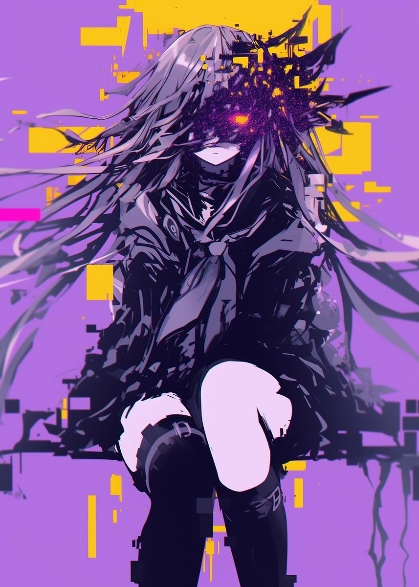 'Glitch Core' Poster, picture, metal print, paint by Tomorrow Artz ...
