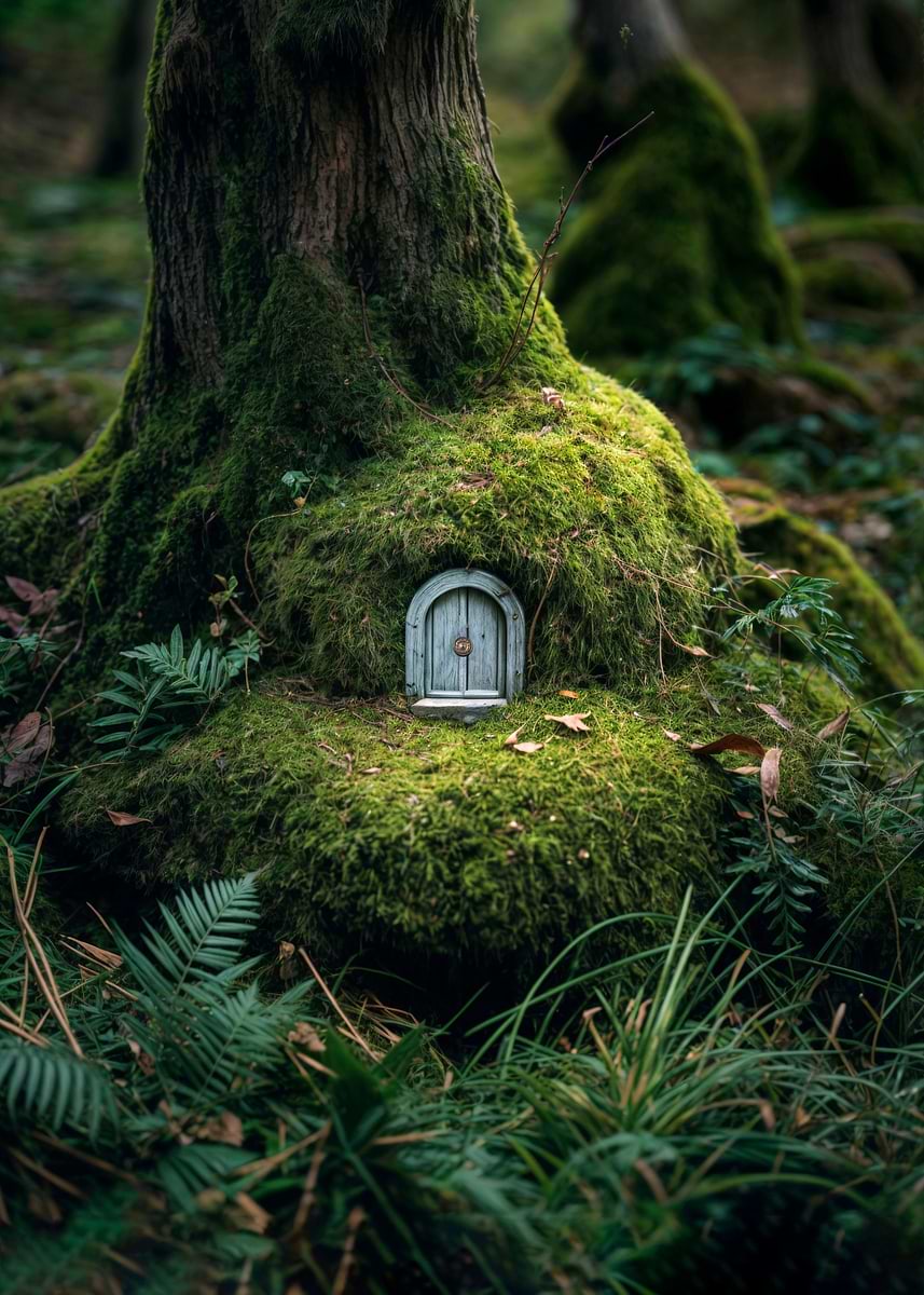 'Fairy tale mini house' Poster, picture, metal print, paint by Arturo ...