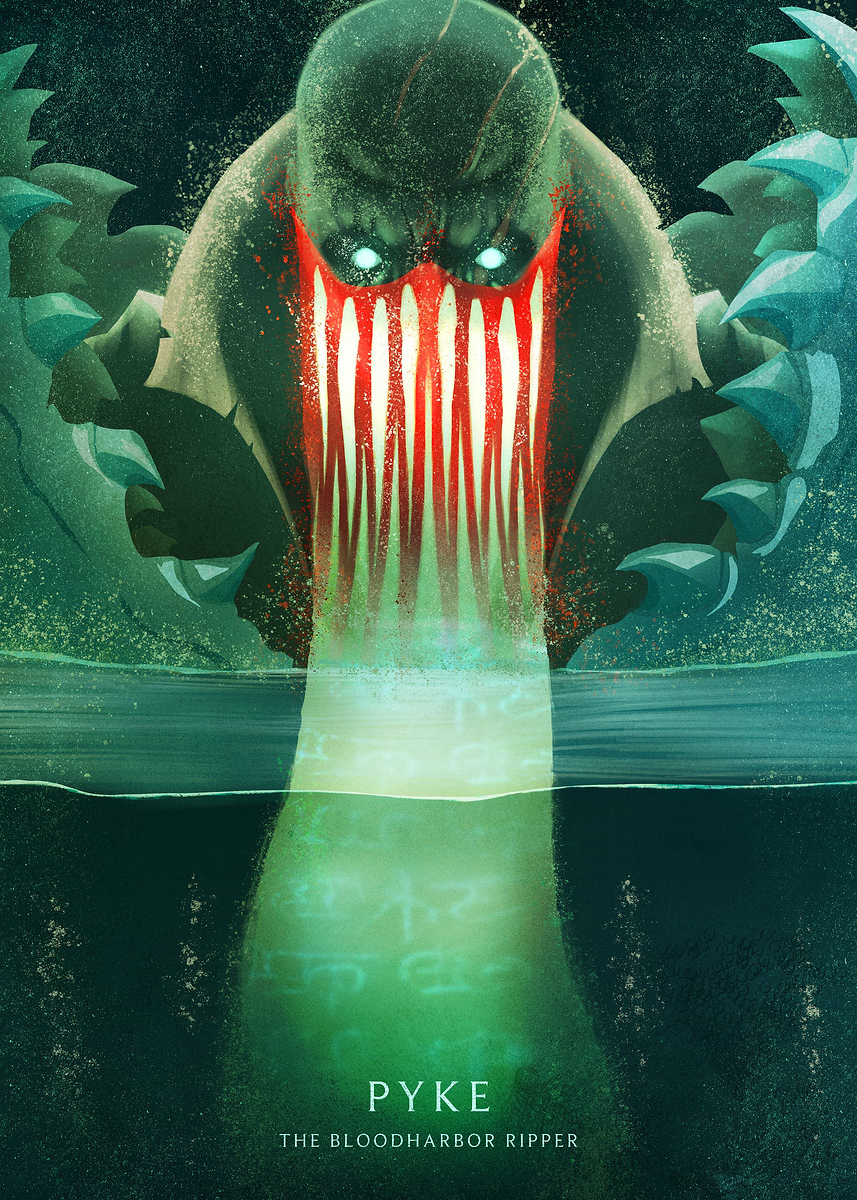 'Bloodharbor Ripper' Poster, picture, metal print, paint by League of ...