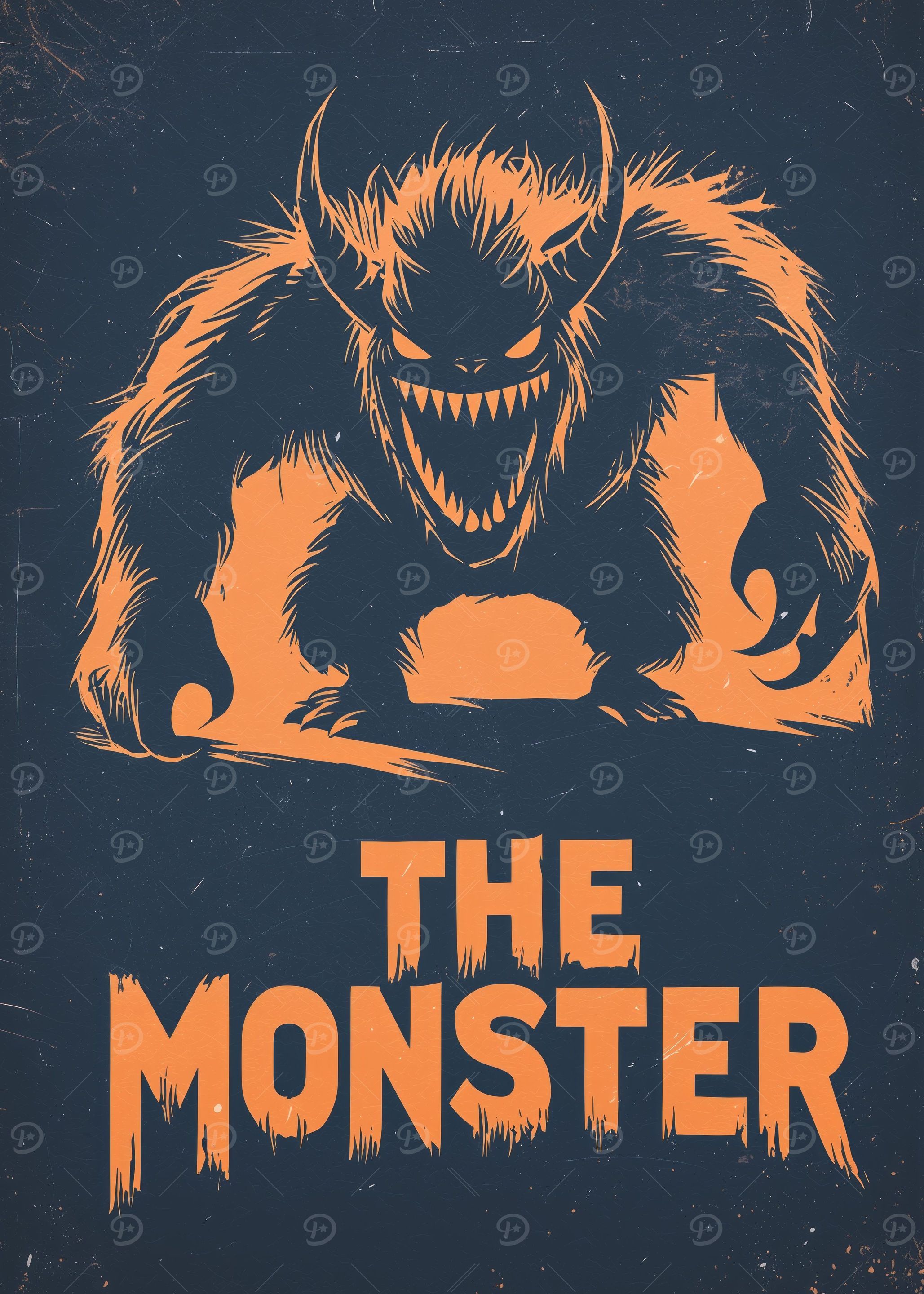 'Halloween The Monster' Poster, picture, metal print, paint by Muntwalt ...