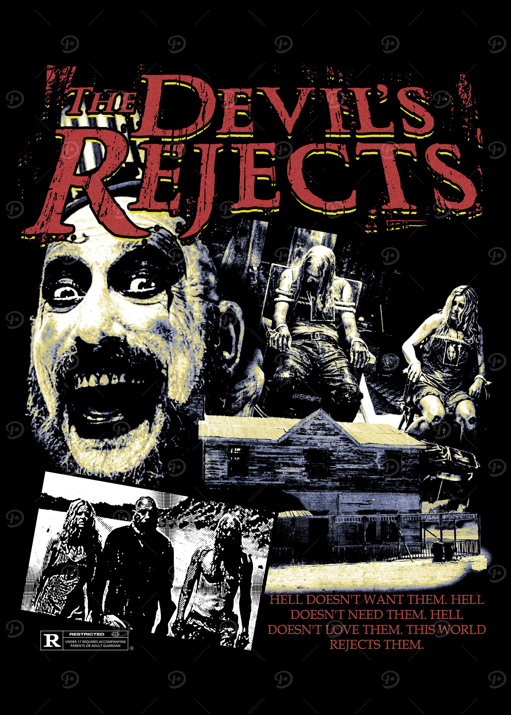 'The Devil's Rejects Movie Poster' Poster, picture, metal print, paint ...
