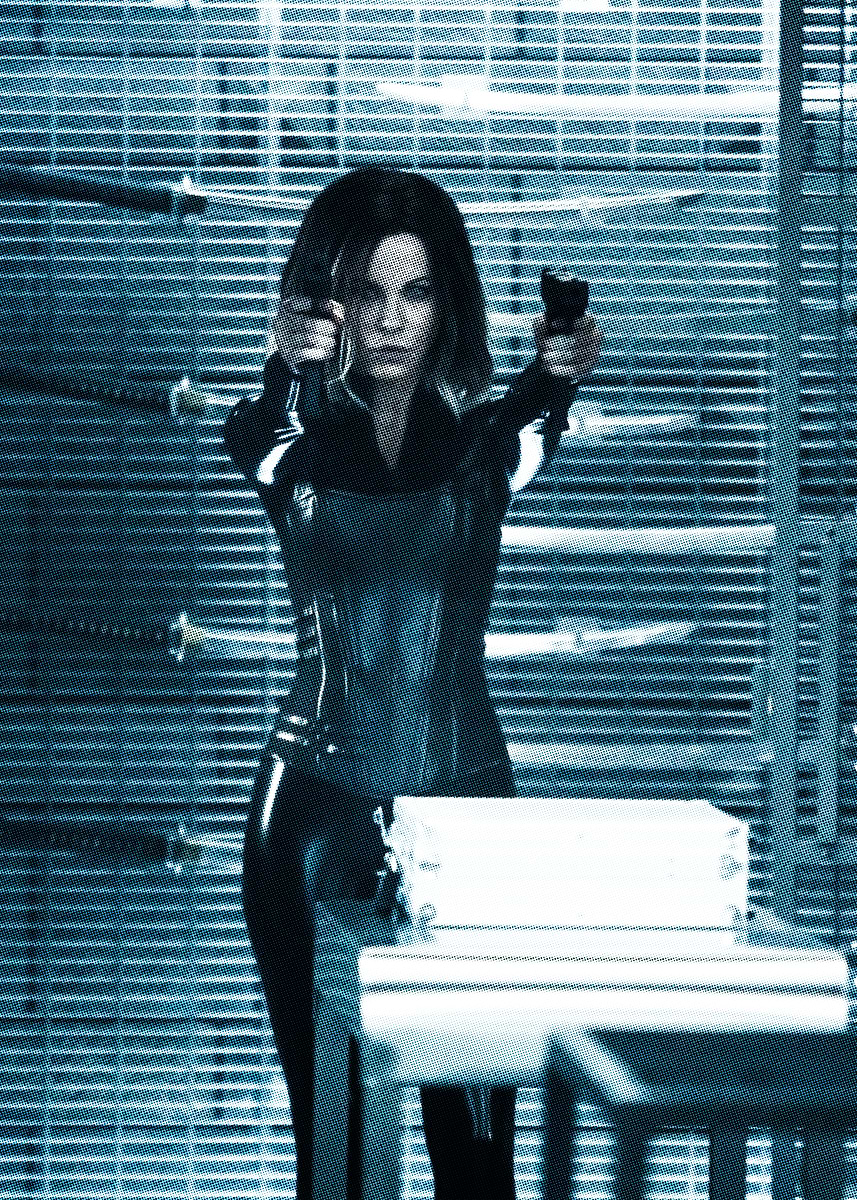 'Black Widow Action Pose' Poster, picture, metal print, paint by marco ...