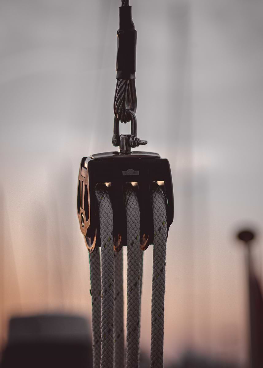 'Sailing Rope and Pulley' Poster, picture, metal print, paint by ...