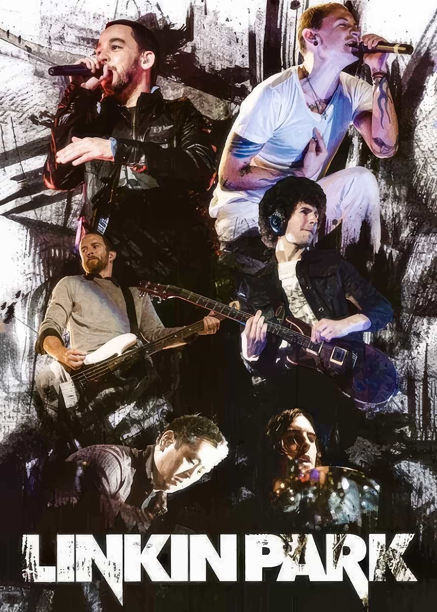 'linkin park' Poster, picture, metal print, paint by rochimahart | Displate