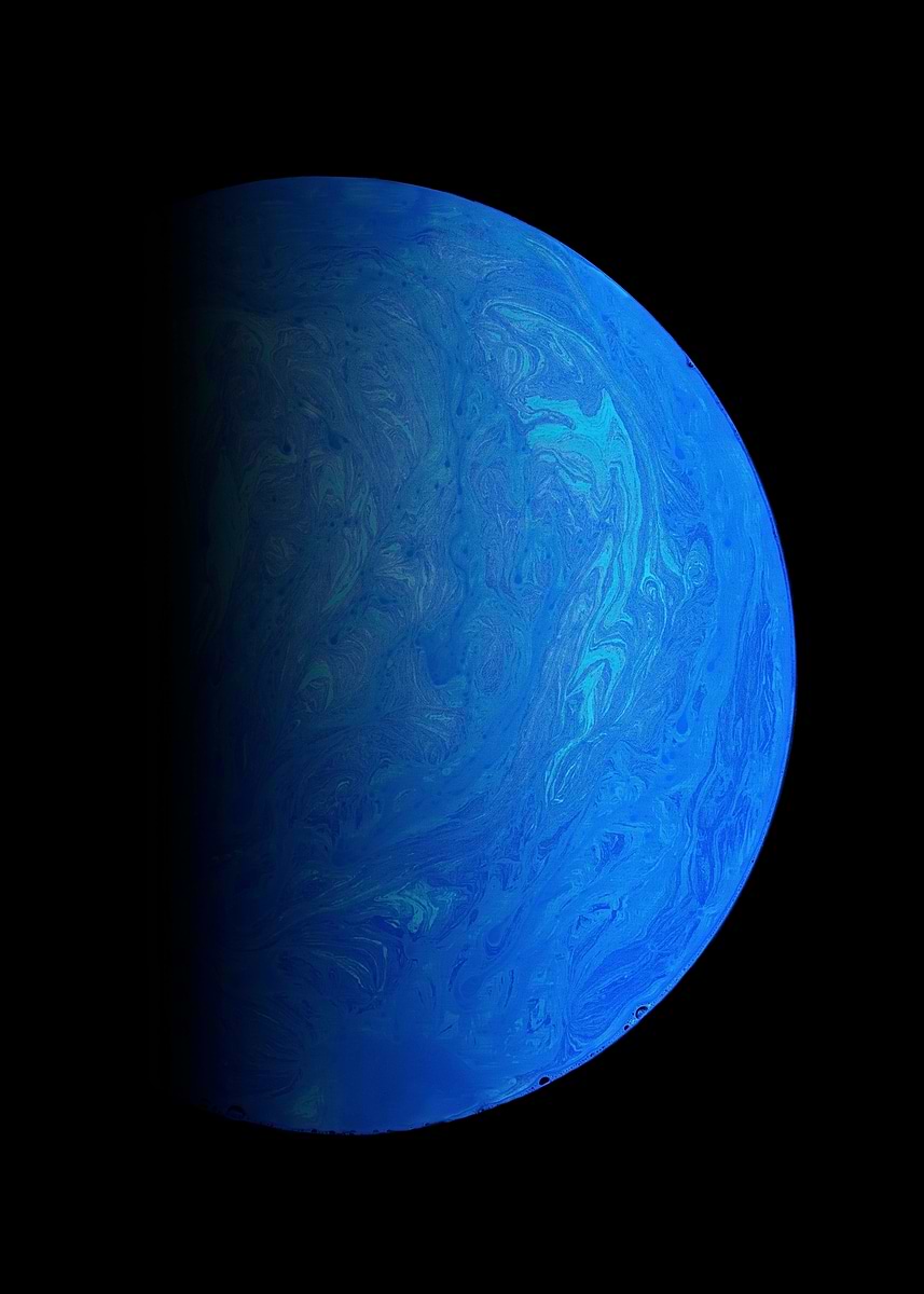 'Blue Marble Planet' Poster, picture, metal print, paint by Wiff Print ...