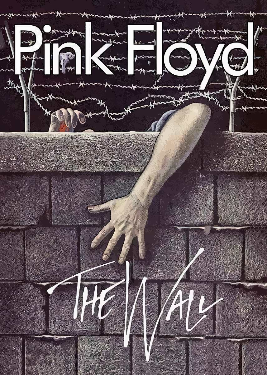 'Pink Floyd The Wall Album Cover' Poster, picture, metal print, paint ...