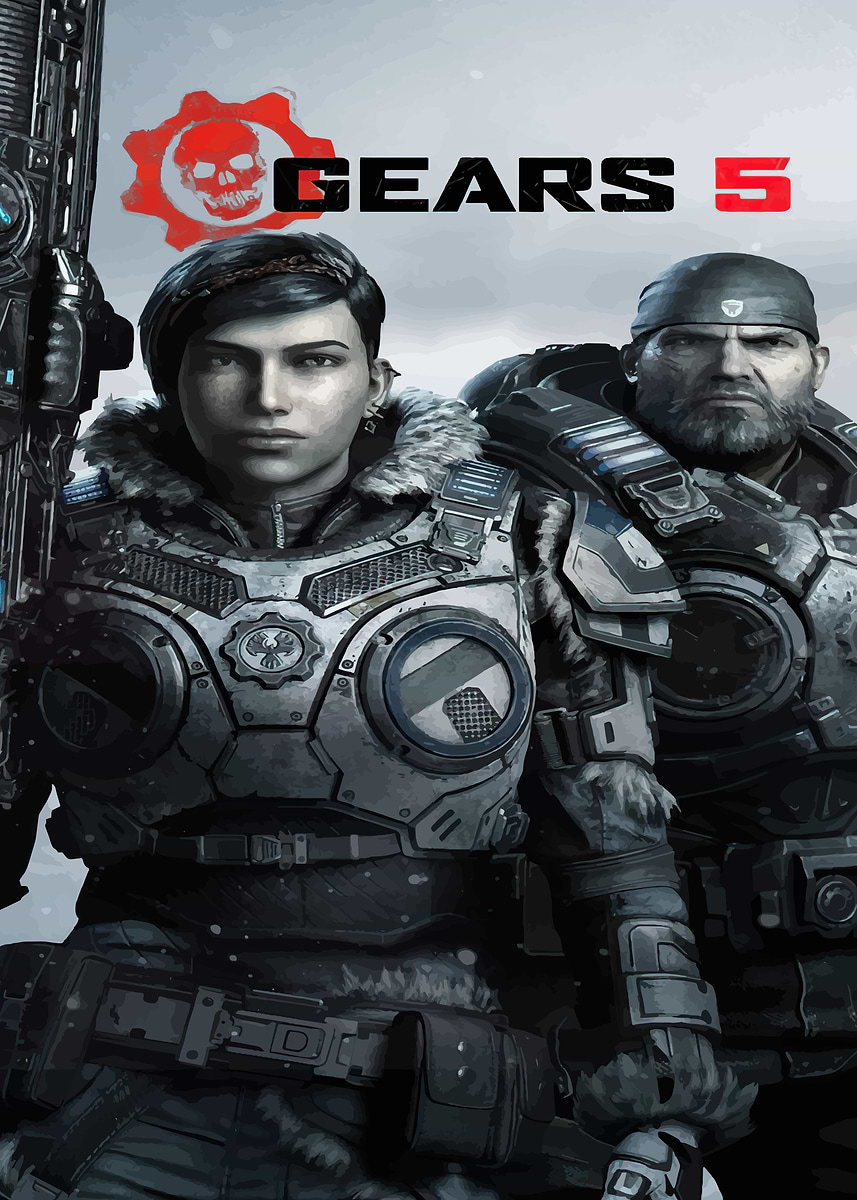 'Gears 5 Cover Art' Poster, picture, metal print, paint by haihai76 ...