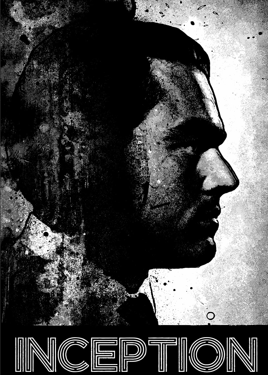 'Inception Leonardo DiCaprio' Poster, picture, metal print, paint by ...