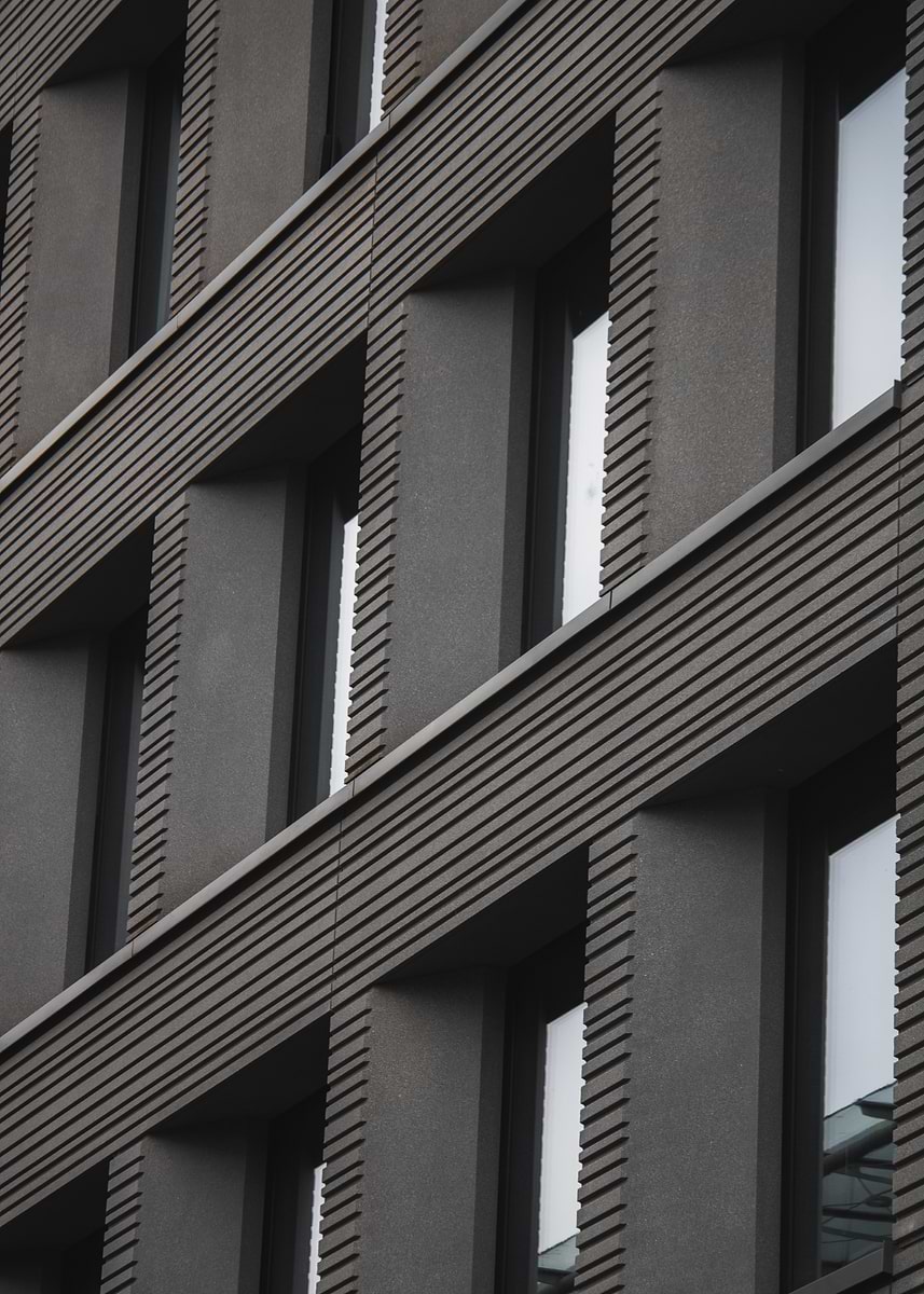 'Modern Building Facade' Poster, picture, metal print, paint by Hendrik ...