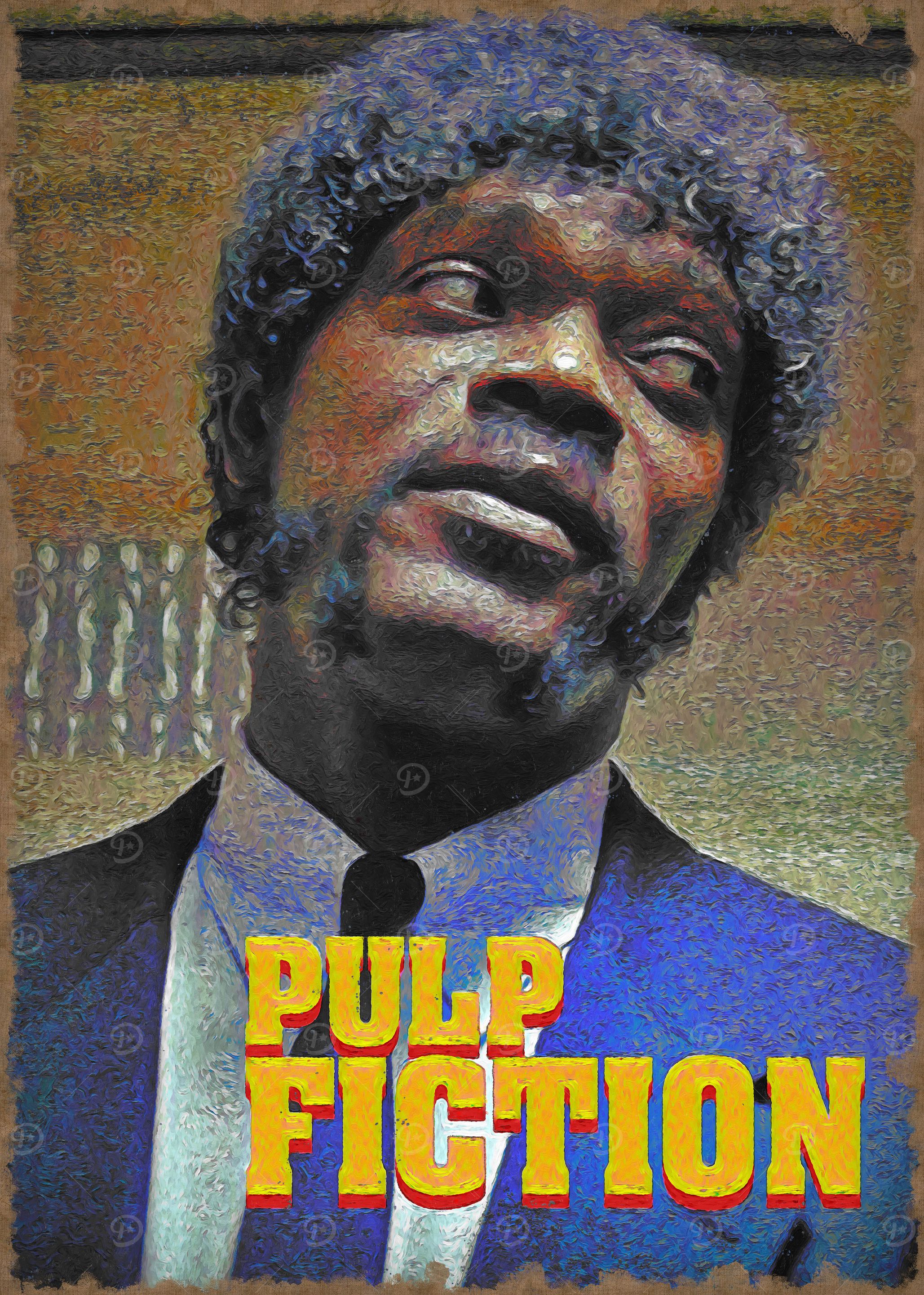 'Jules Winnfield Pulp Fiction' Poster, picture, metal print, paint by ...