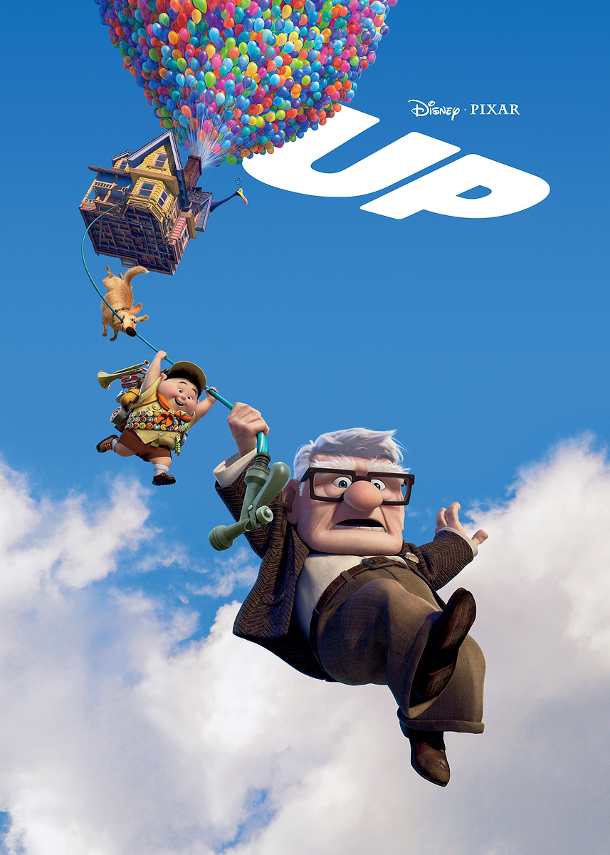 'Up Floating House' Poster, picture, metal print, paint by Disney Pixar ...