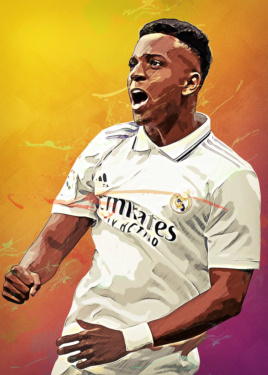 'Rodrygo Celebration' Poster, picture, metal print, paint by MeJar ...