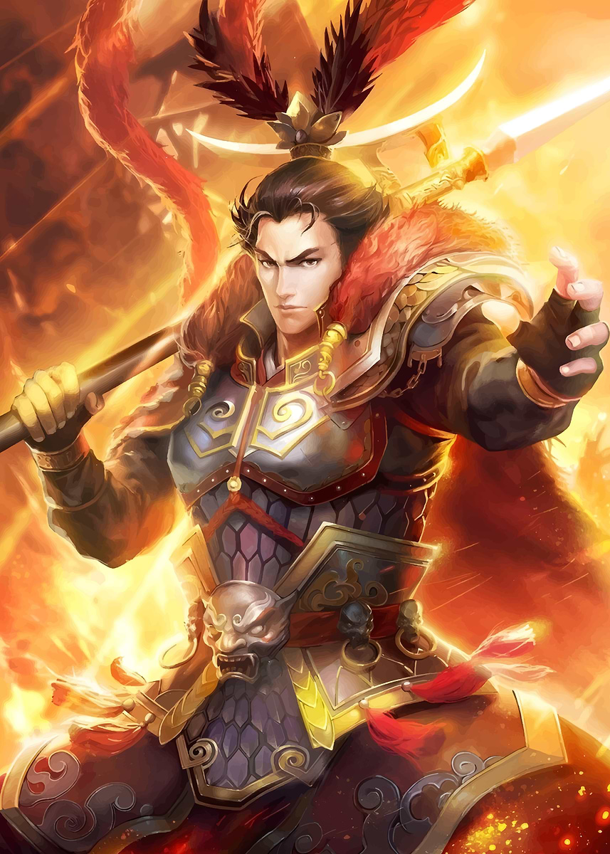 'Lu Bu Dinasty Warrior' Poster, picture, metal print, paint by Big ...