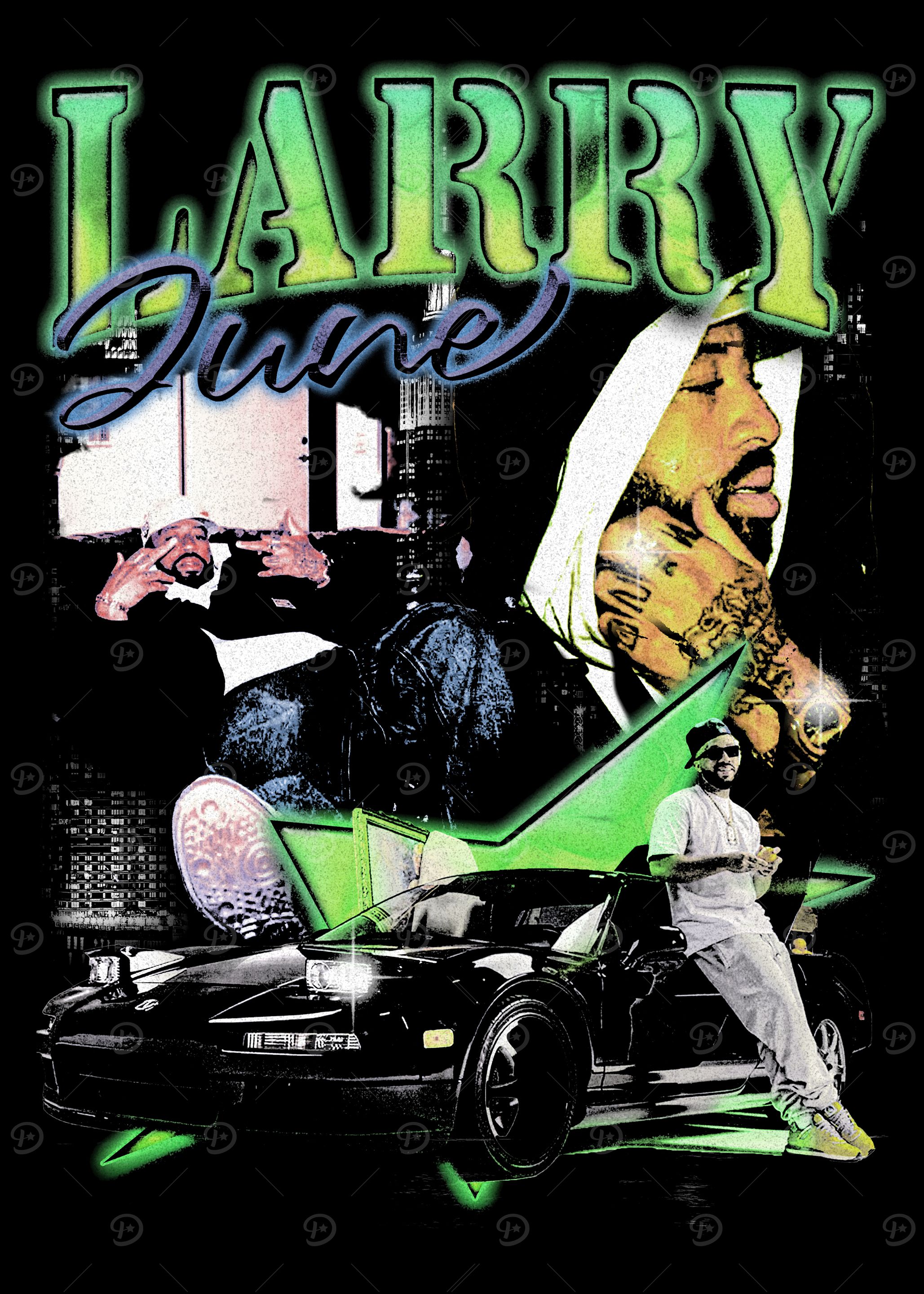 'Larry June T-Shirt' Poster, picture, metal print, paint by Dianeklein ...