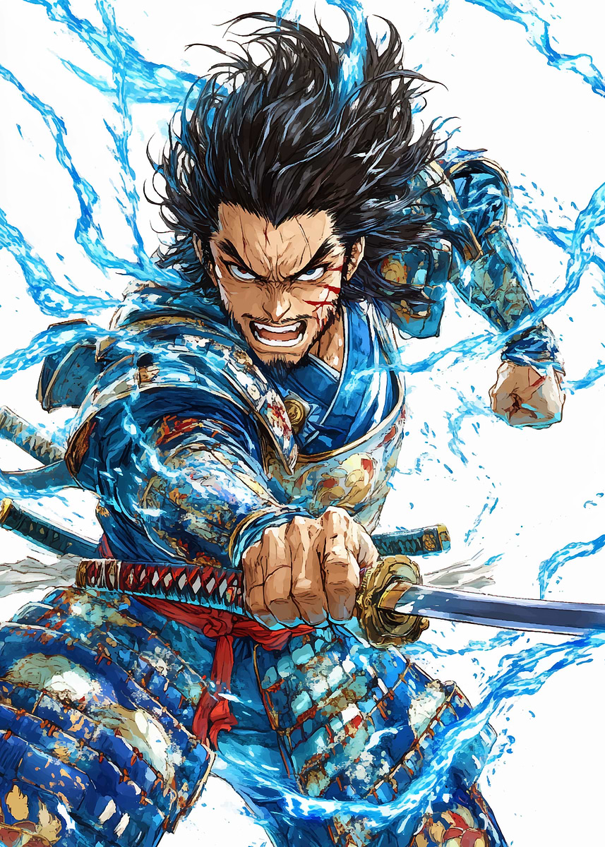'Anime of Three Kingdoms' Poster, picture, metal print, paint by iki ...