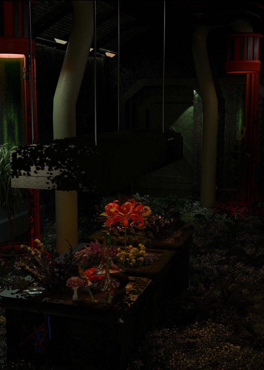 'Overgrown lab' Poster, picture, metal print, paint by FruitNVegArt ...