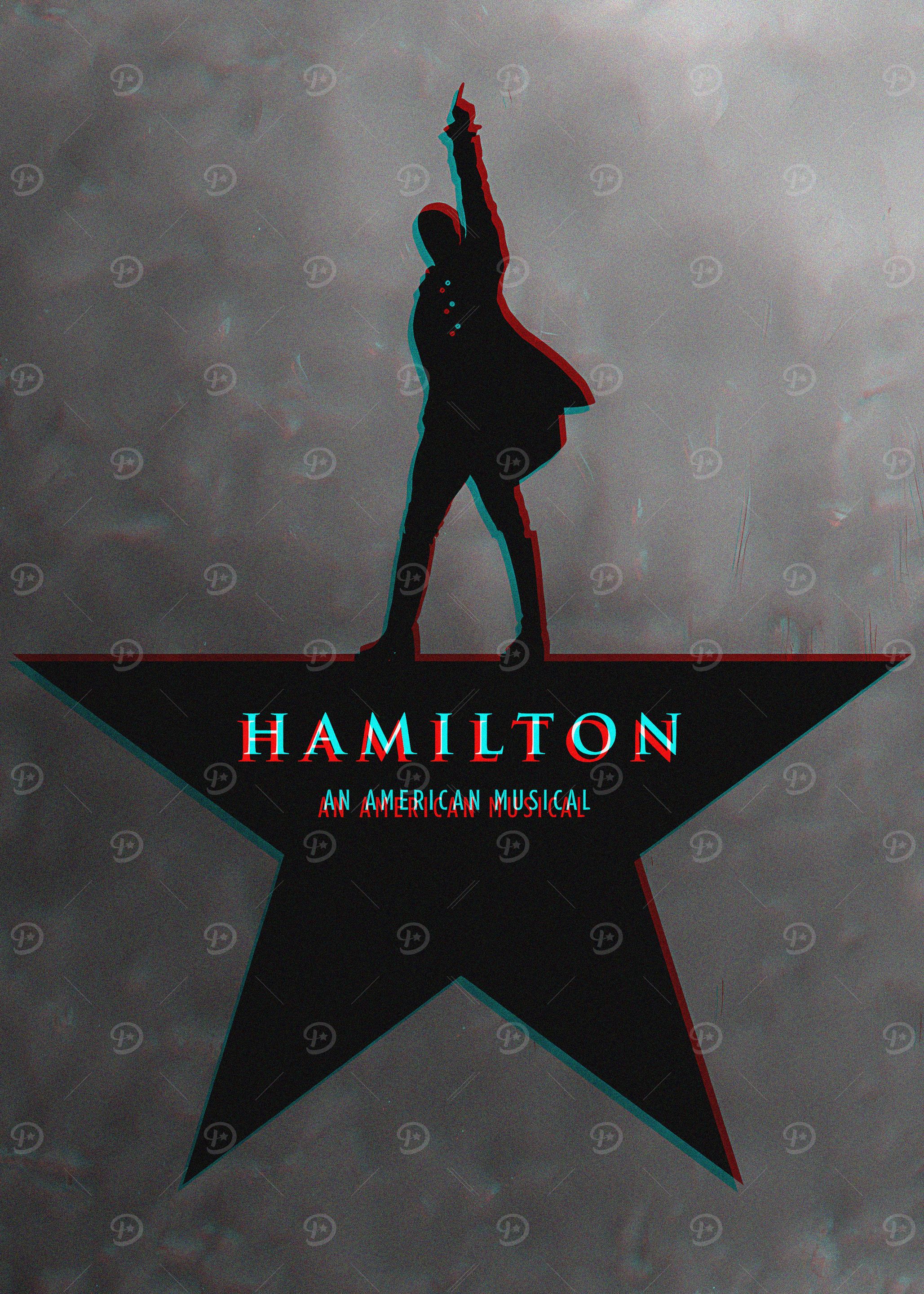 'Hamilton Musical Poster' Poster, picture, metal print, paint by Matcha ...