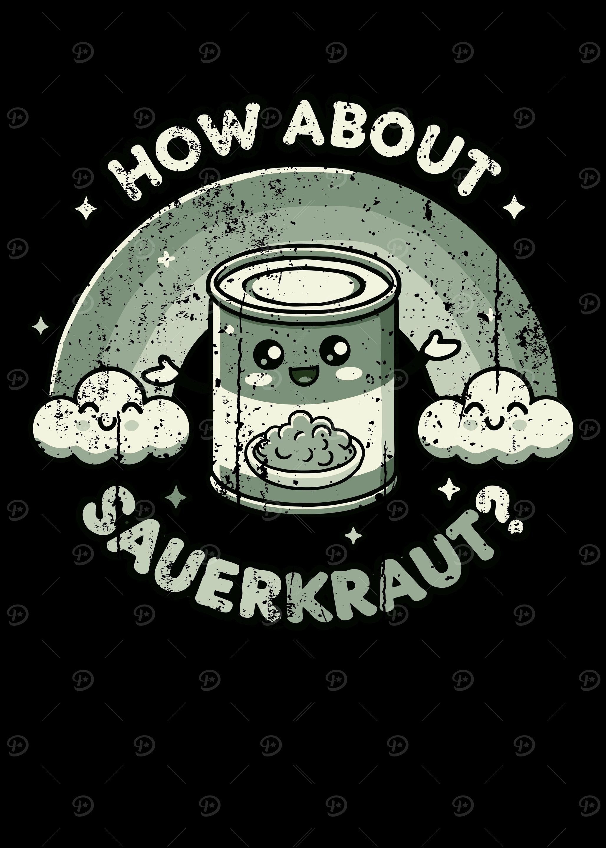 'How About Sauerkraut?' Poster, picture, metal print, paint by Ellie ...
