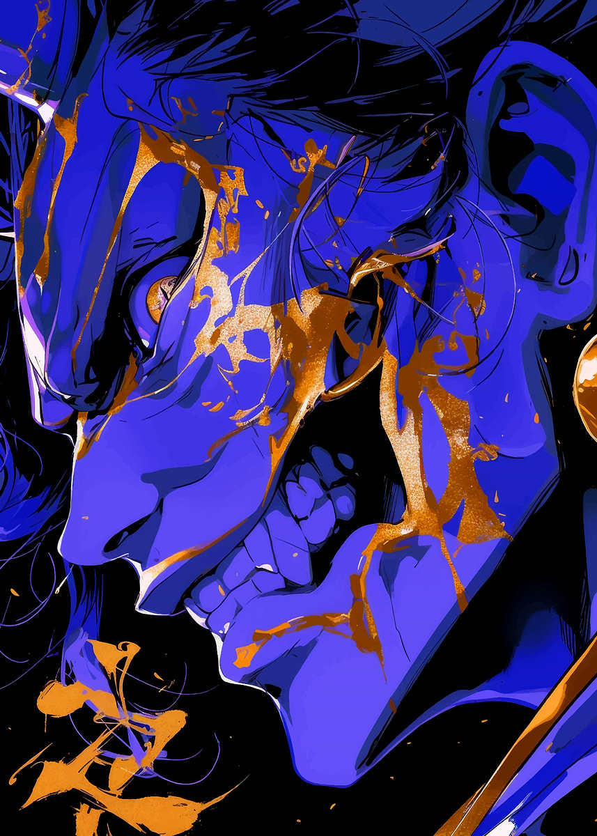 'Demonic Anime Character' Poster, picture, metal print, paint by You ...