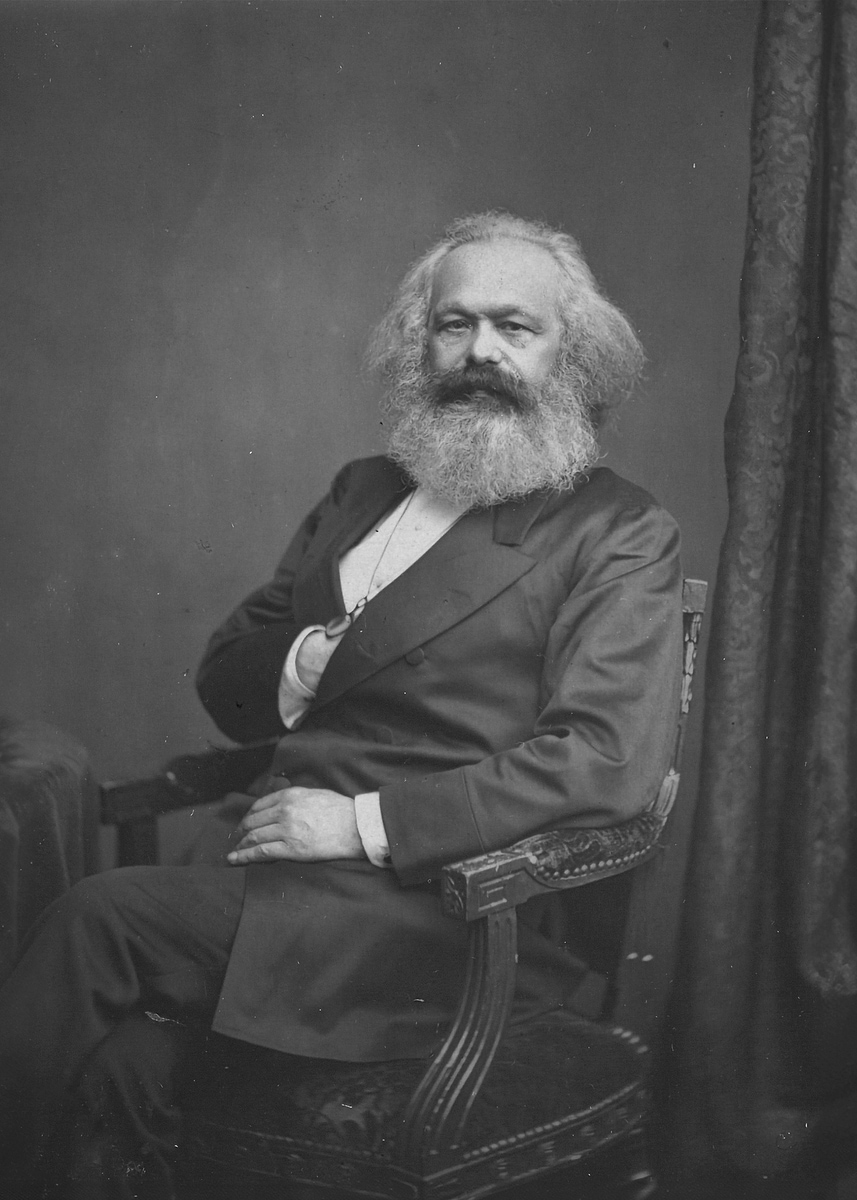 'Karl Marx Portrait' Poster, picture, metal print, paint by anamaria ...