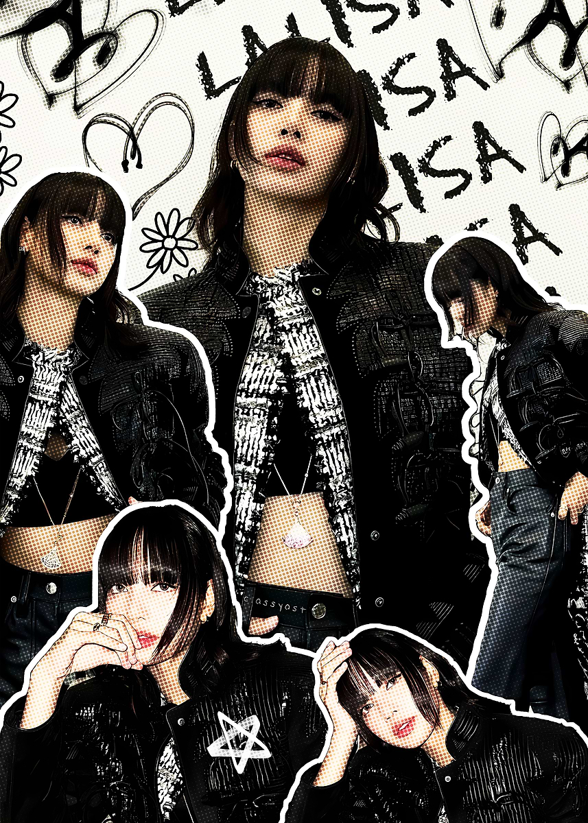 'Lisa Black Pink' Poster, picture, metal print, paint by Gonza Drigo ...