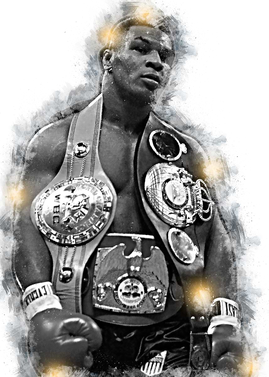 'Mike Tyson Boxing Champion' Poster, picture, metal print, paint by ...