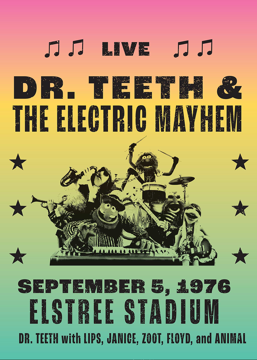 'Electric Mayhem Poster' Poster, picture, metal print, paint by Disney ...