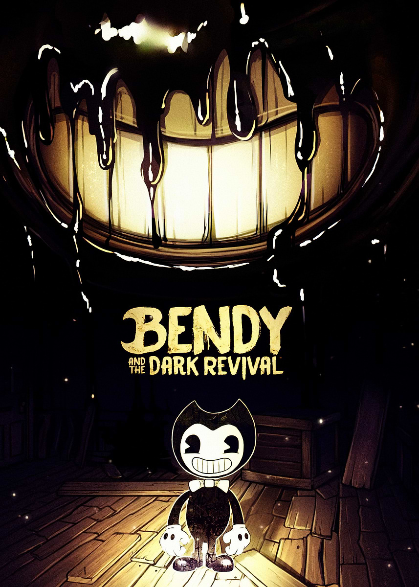 'Bendy and the Dark Revival' Poster, picture, metal print, paint by sakim black | Displate
