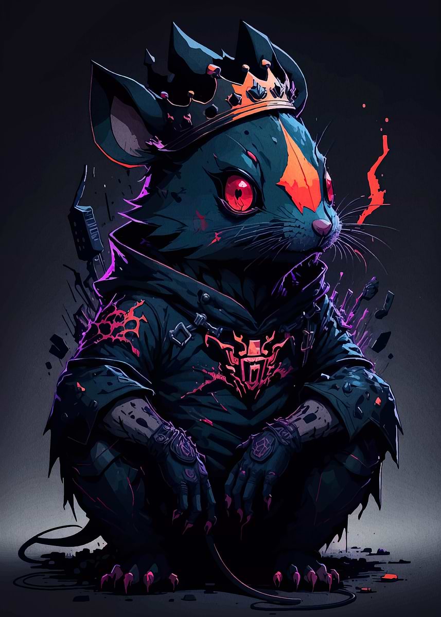 'King Rat Digital Art' Poster, picture, metal print, paint by Lyon ...