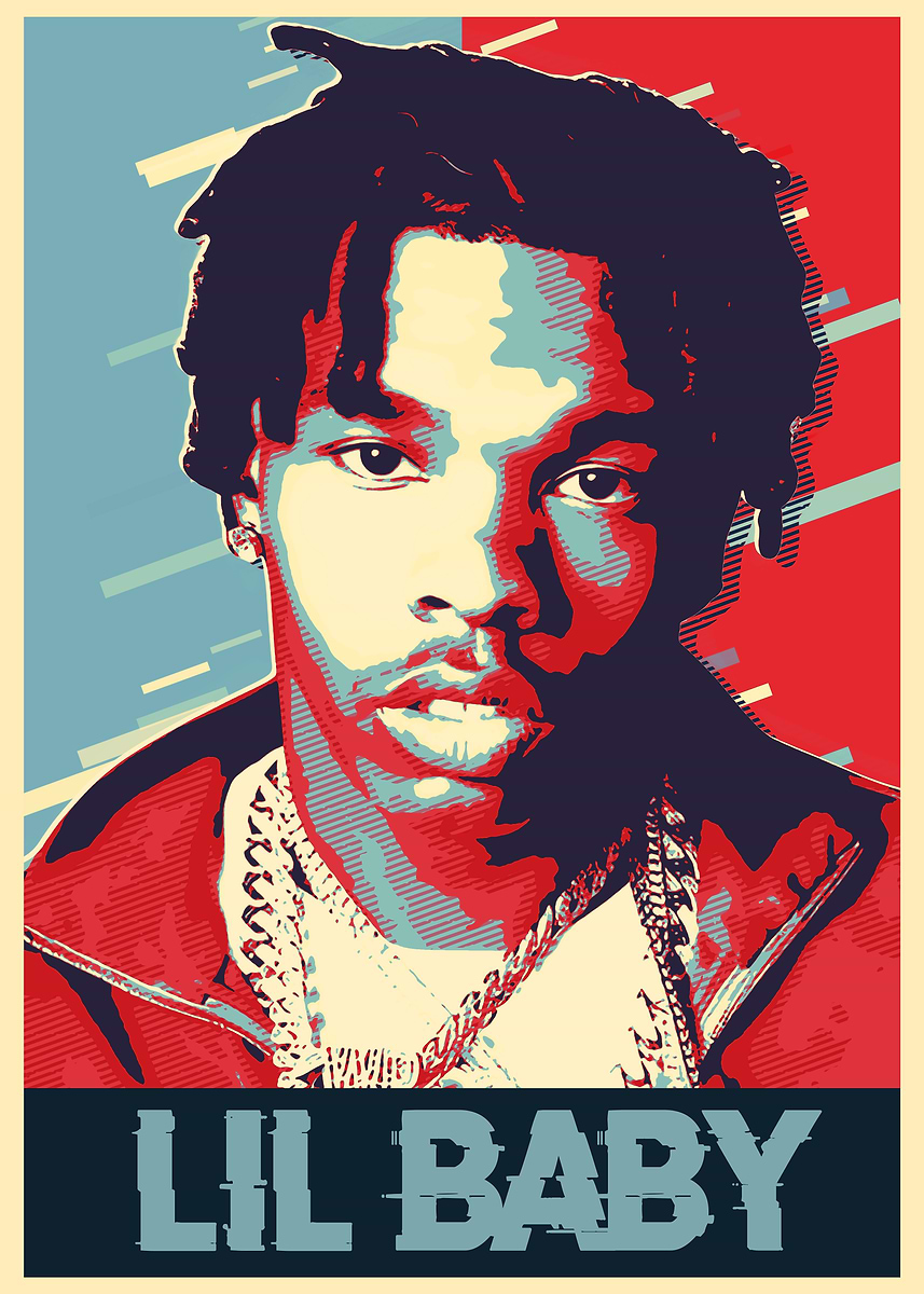 'Lil Baby Poster' Poster, picture, metal print, paint by CLOVE STUDIO ...