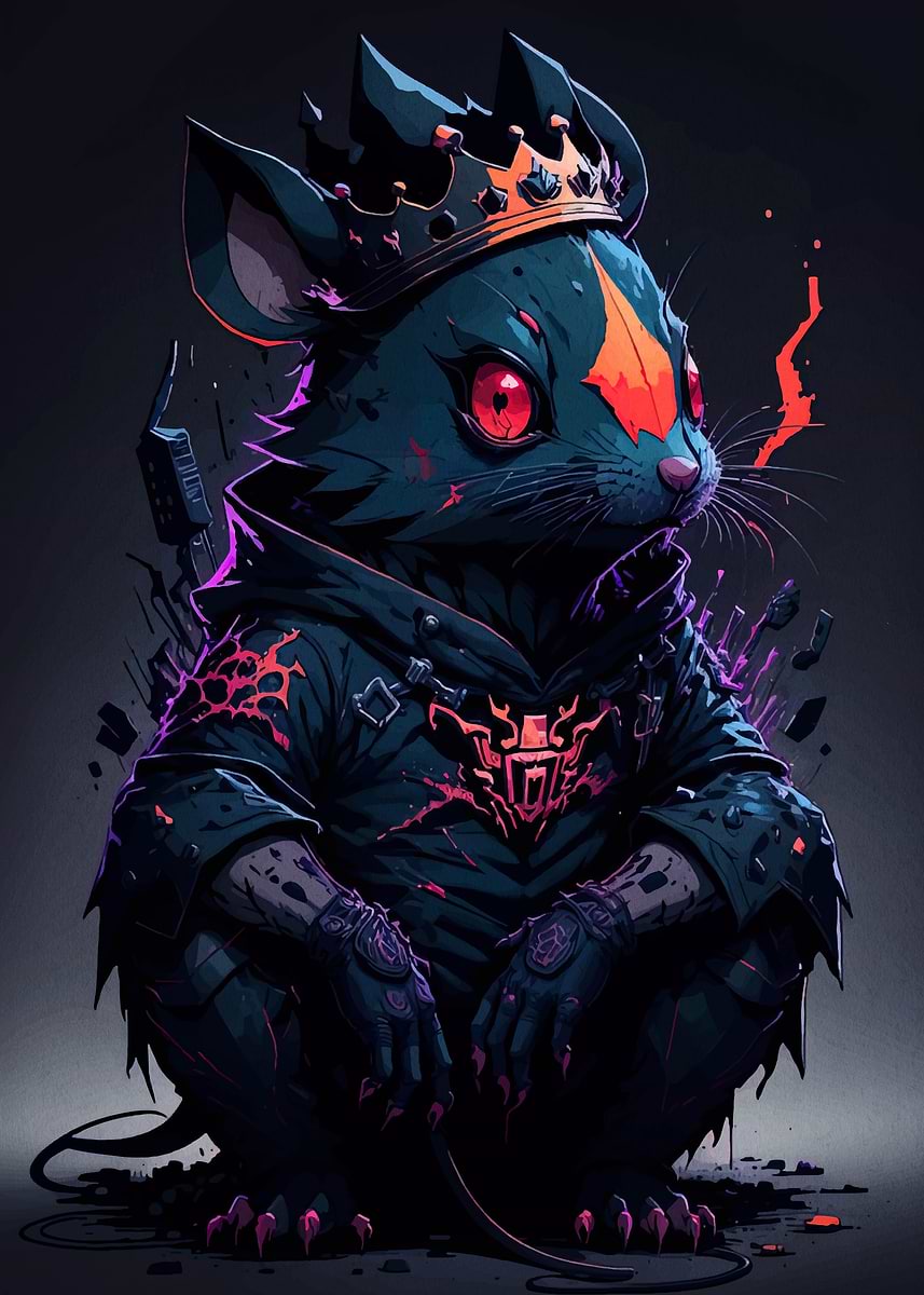 'King Rat Digital Art' Poster, picture, metal print, paint by Lyon ...