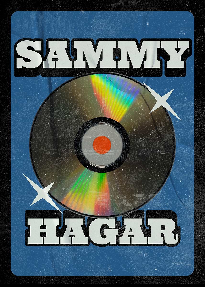 'Sammy Hagar CD Cover' Poster, picture, metal print, paint by Cola Mild ...