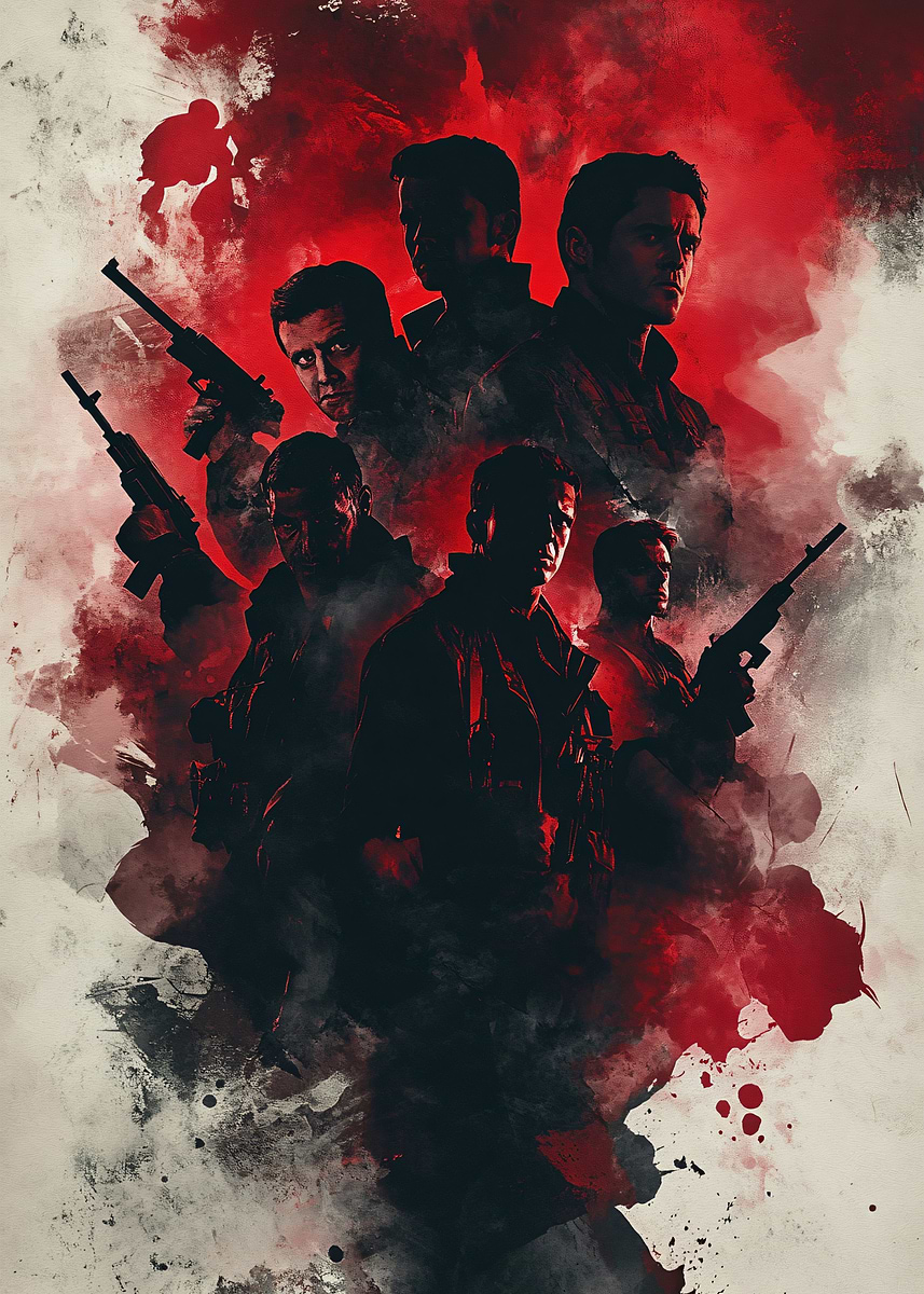 'Dramatic Movie Poster' Poster, picture, metal print, paint by SUDO ...