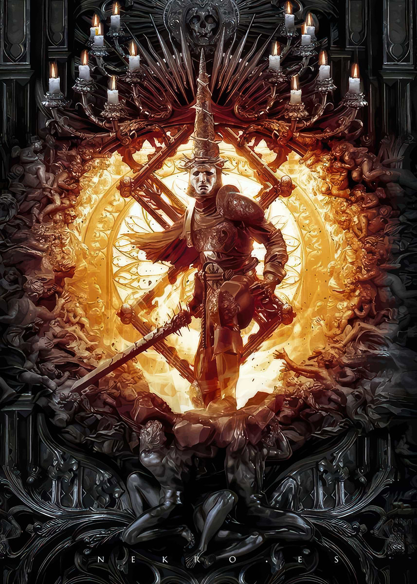 'blasphemous' Poster, picture, metal print, paint by arto mili art ...