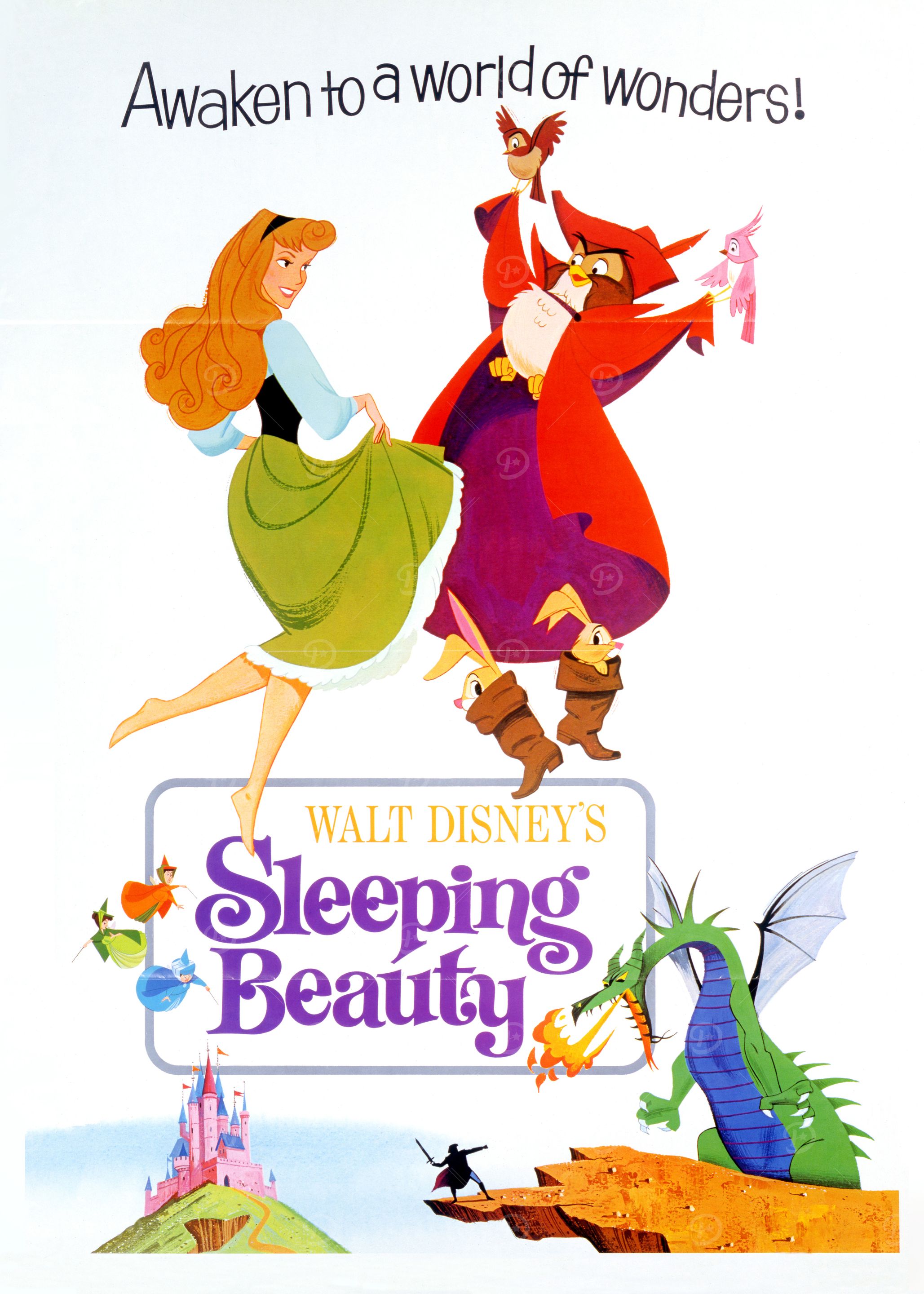 'Sleeping Beauty Poster' Poster, picture, metal print, paint by Disney ...