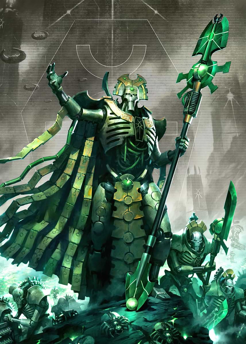 'Necrons Codex' Poster, picture, metal print, paint by Warhammer | Displate