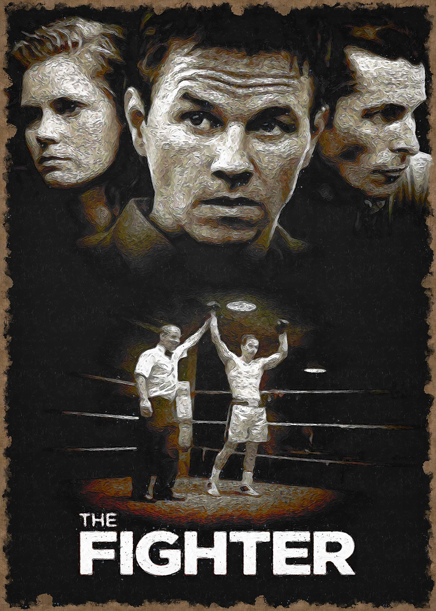 'The Fighter Movie Poster' Poster, picture, metal print, paint by ...