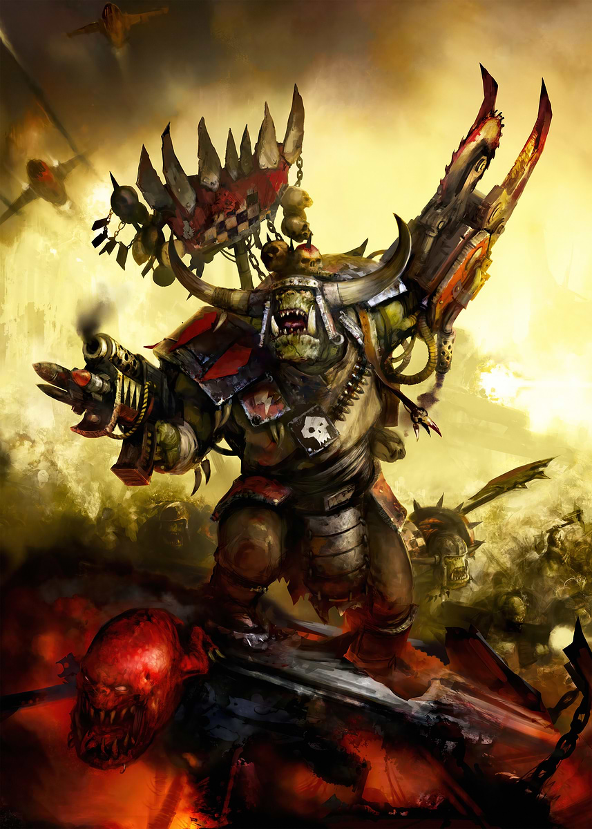'Orks Codex' Poster, picture, metal print, paint by Warhammer | Displate