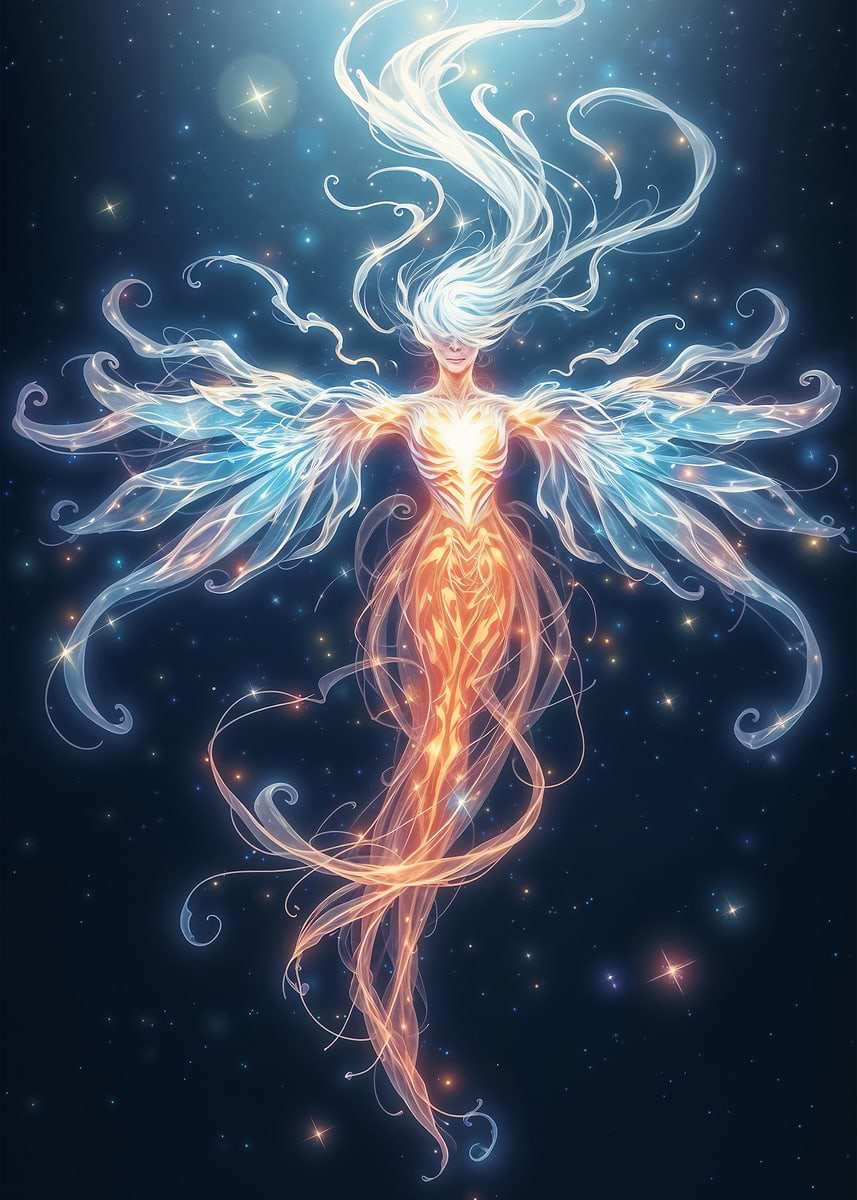 'Celestial Fairy' Poster, picture, metal print, paint by Scorpio ...