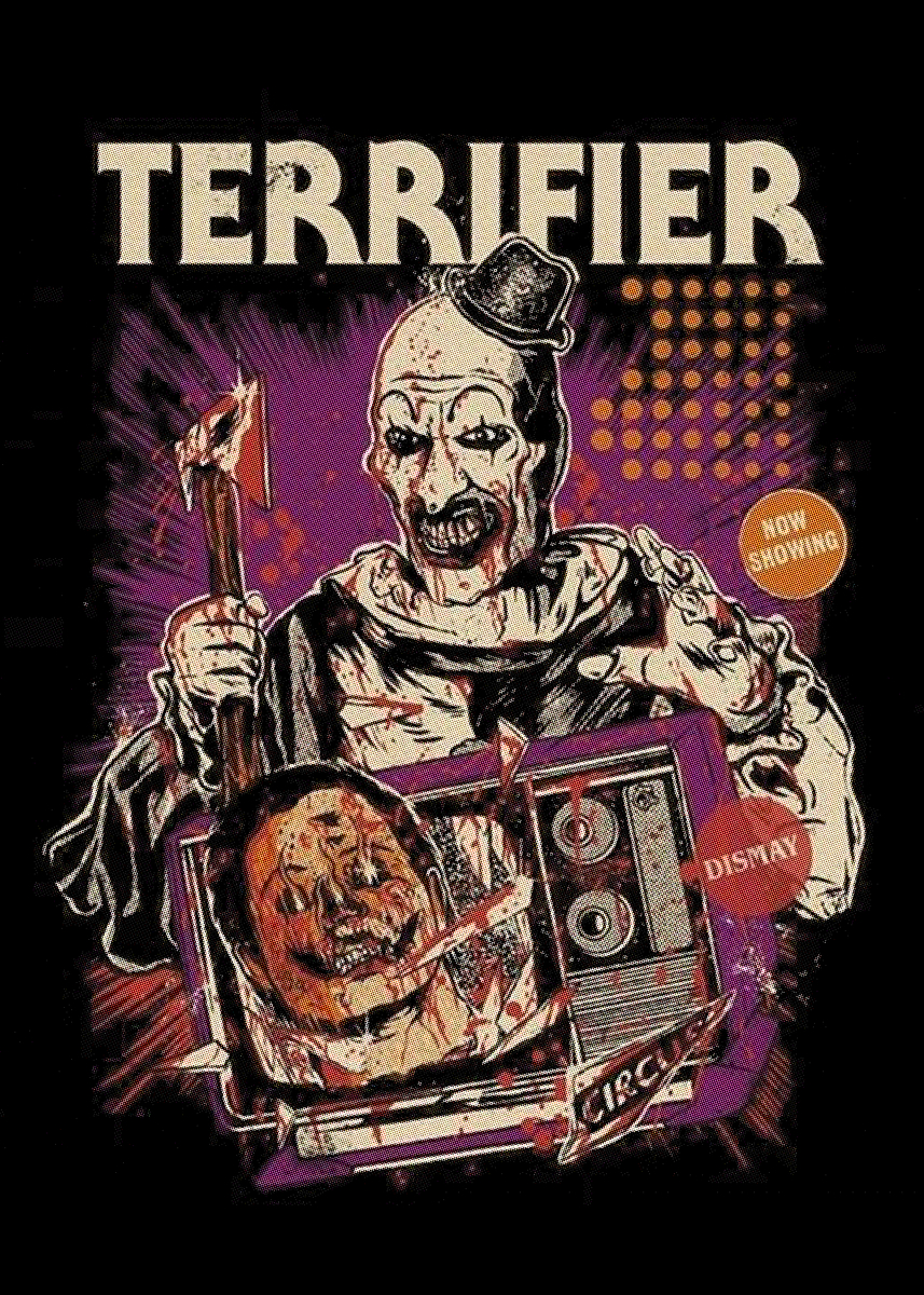 'Terrifier Horror Movie' Poster, picture, metal print, paint by ...